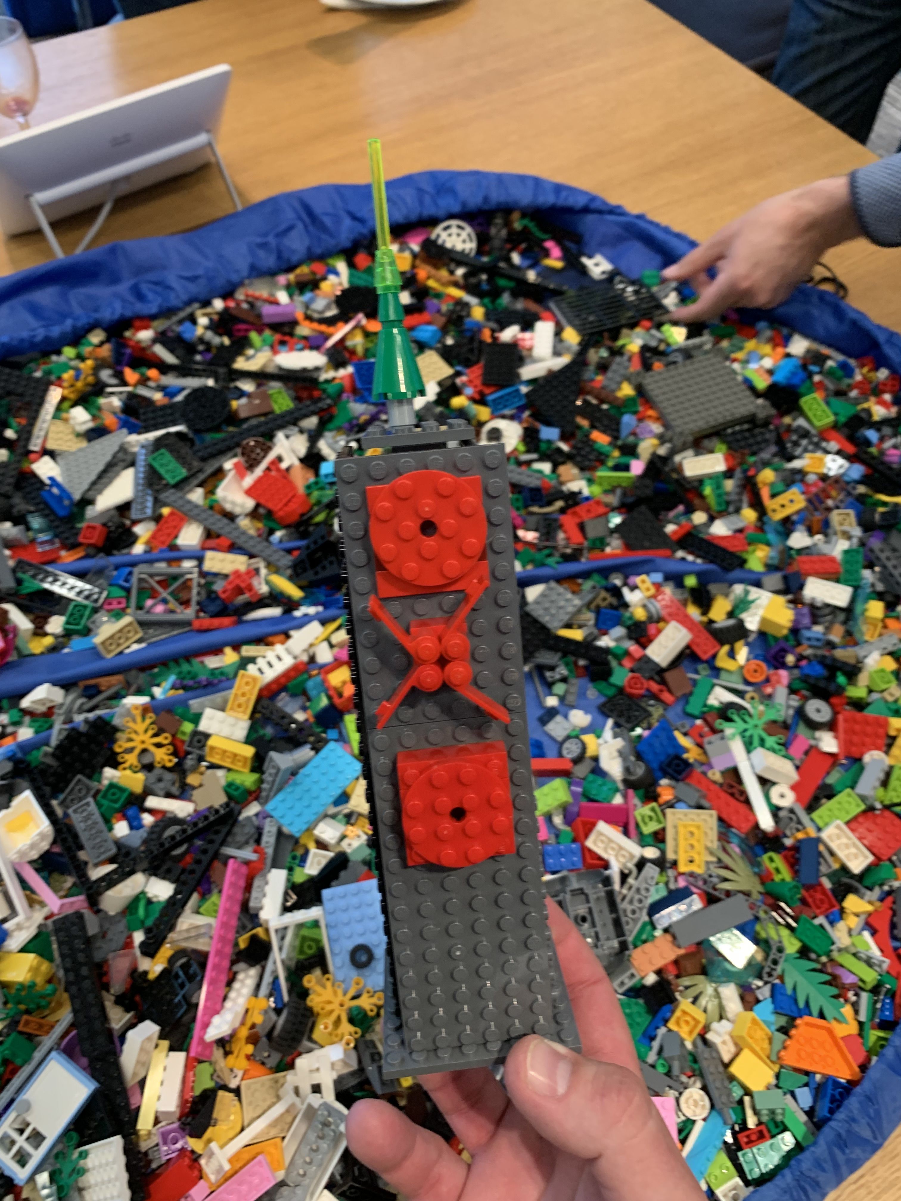 Creative team building using LEGO® bricks